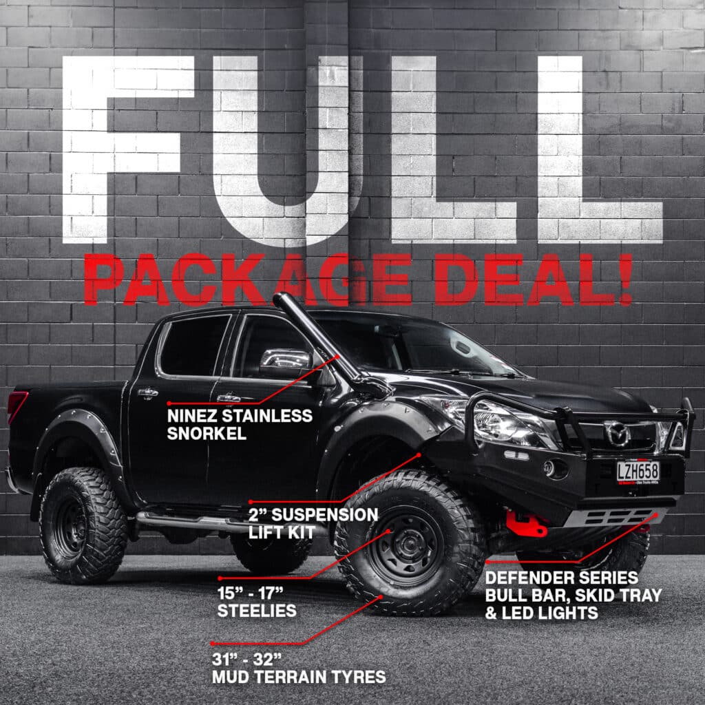 FULL PACKAGE - to suit Mazda BT-50 2012-2018 - NZ Motors Limited