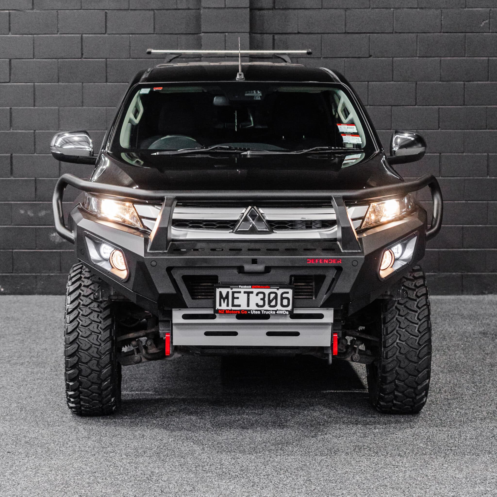 DEFENDER Off-Road Triple Loop Bull-Bar to suit Mitsubishi Triton 2019 ...